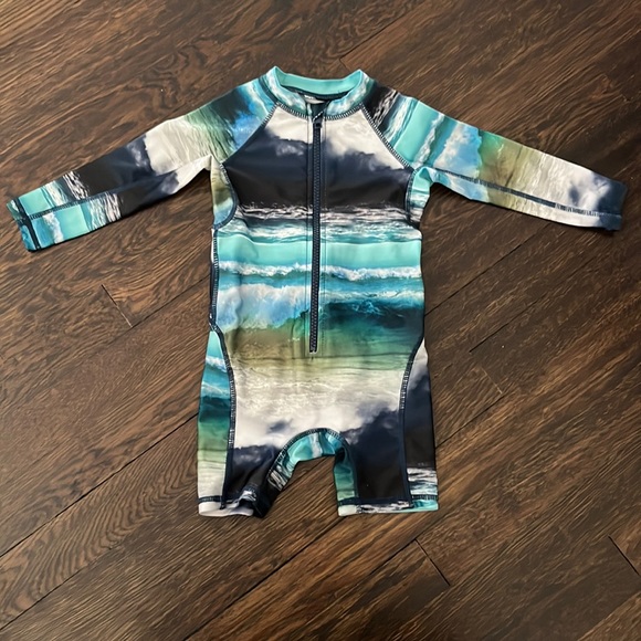 Molo | Swim | Molo Baby Printed Rashguard Swimsuit | Poshmark